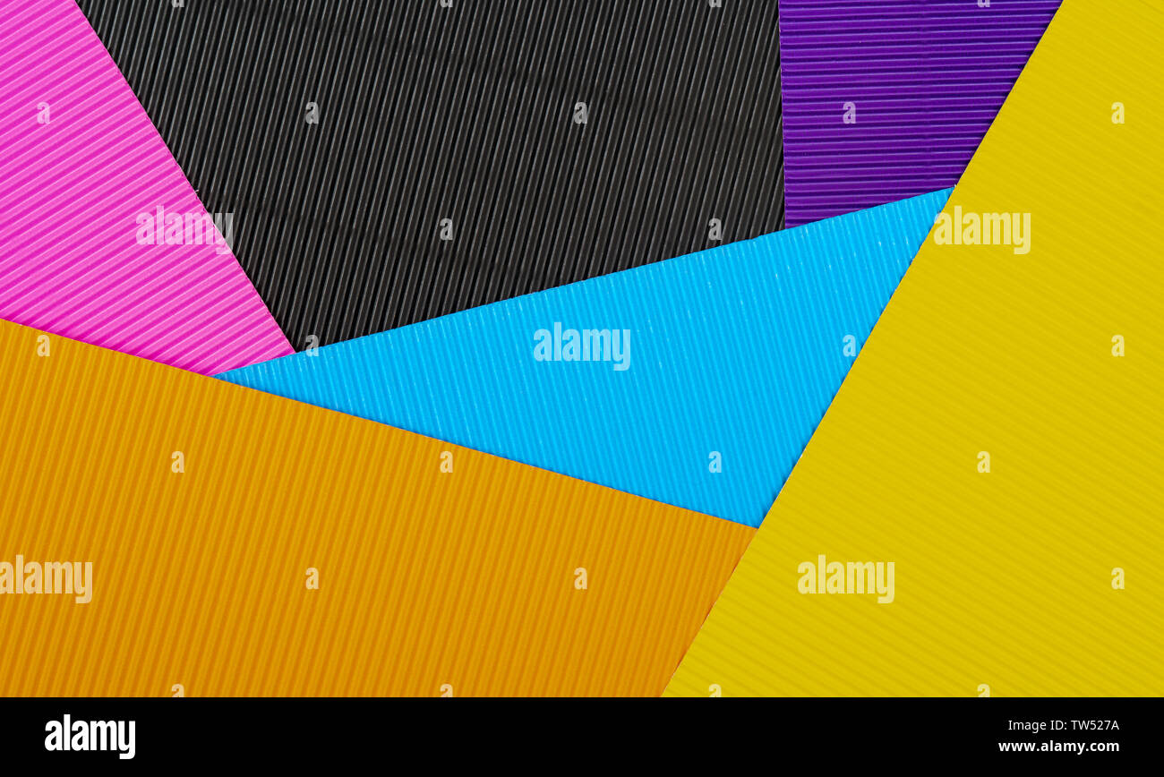 Colored background of corrugated paper. Soft focus. Copy space Stock ...