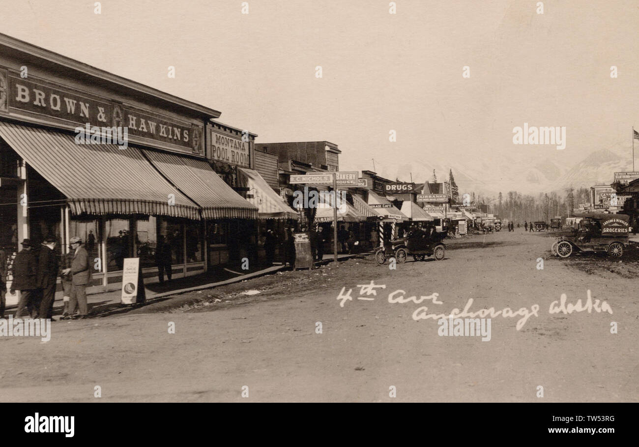 Vintage alaska hi-res stock photography and images - Alamy