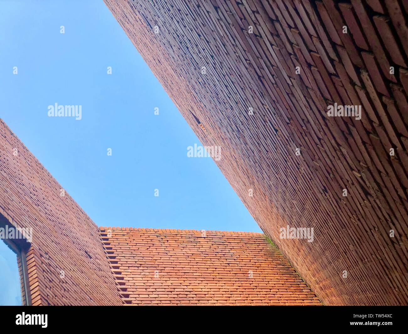 Beijing Red Brick Art Gallery Architecture Sky Stock Photo - Alamy