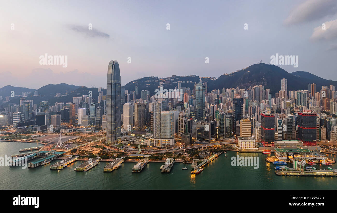 Hong Kong City Scenery Stock Photo - Alamy