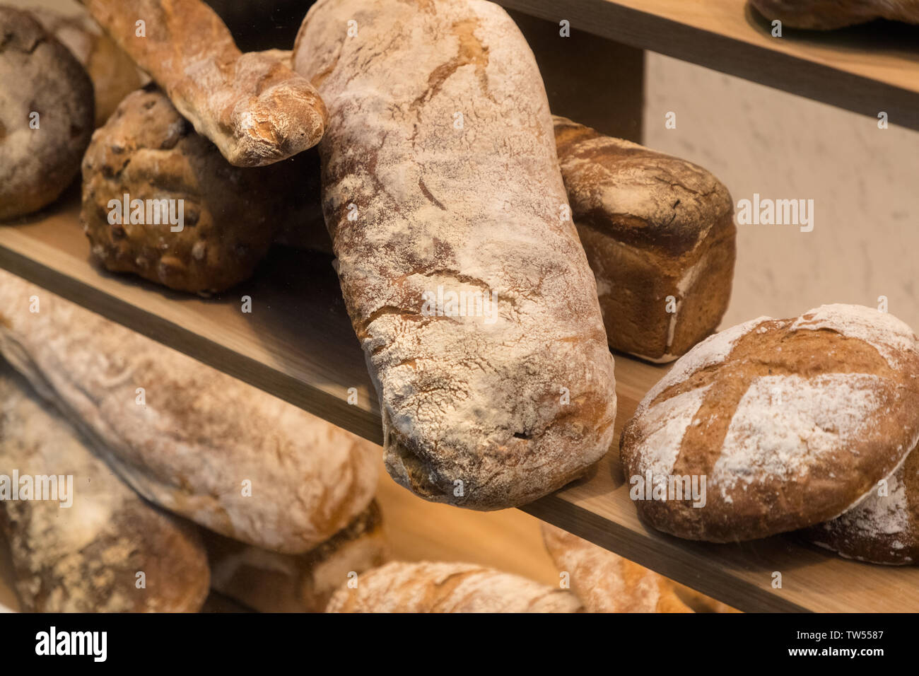 Granary bread bun hi-res stock photography and images - Alamy