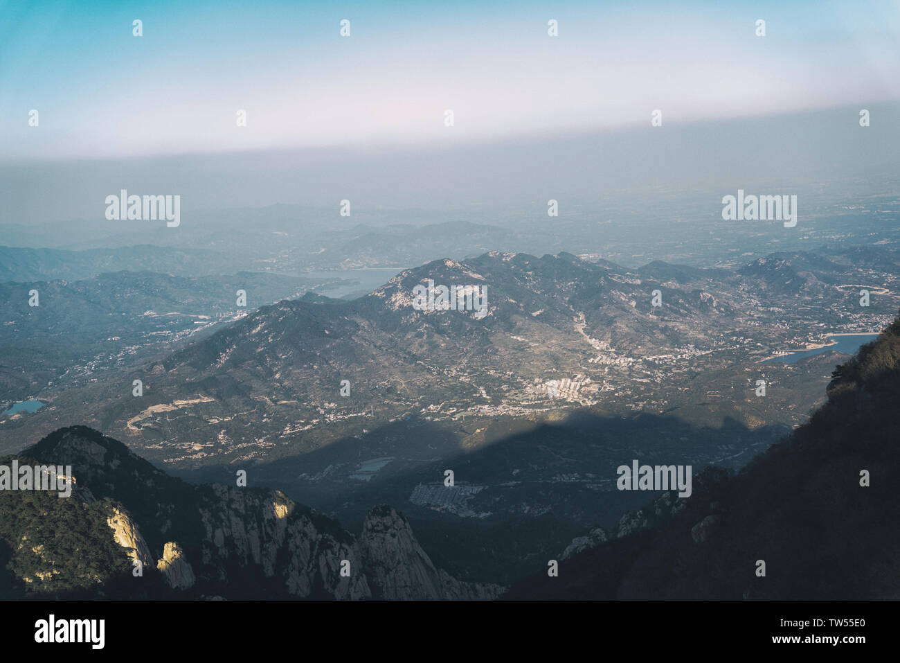 Mount Taishan Scenic Area Stock Photo - Alamy