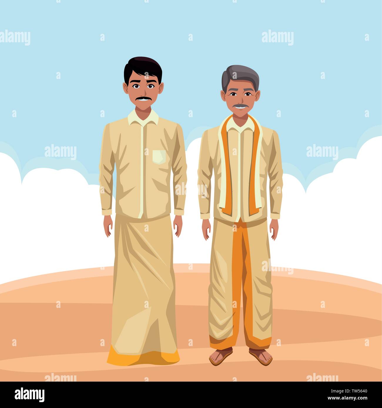 indian men avatar cartoon character Stock Vector Image & Art - Alamy