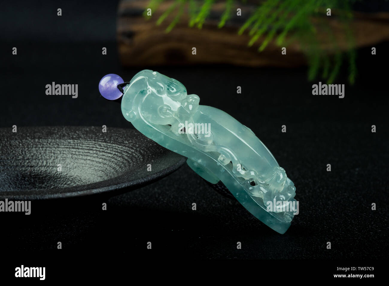 Glass, high-ice jade Stock Photo - Alamy