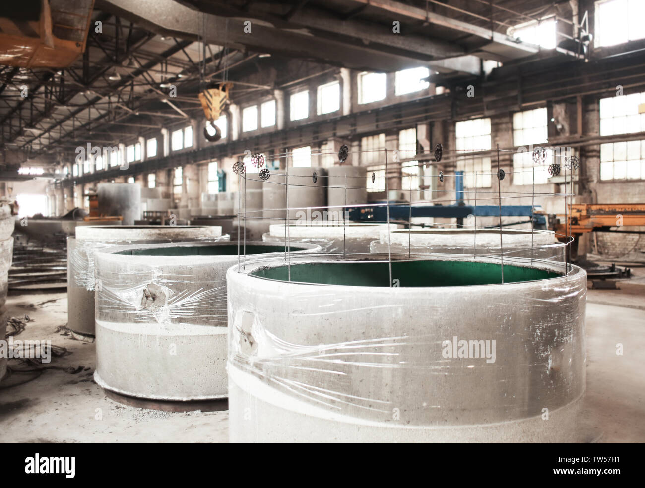 Many concrete rings hi-res stock photography and images - Alamy