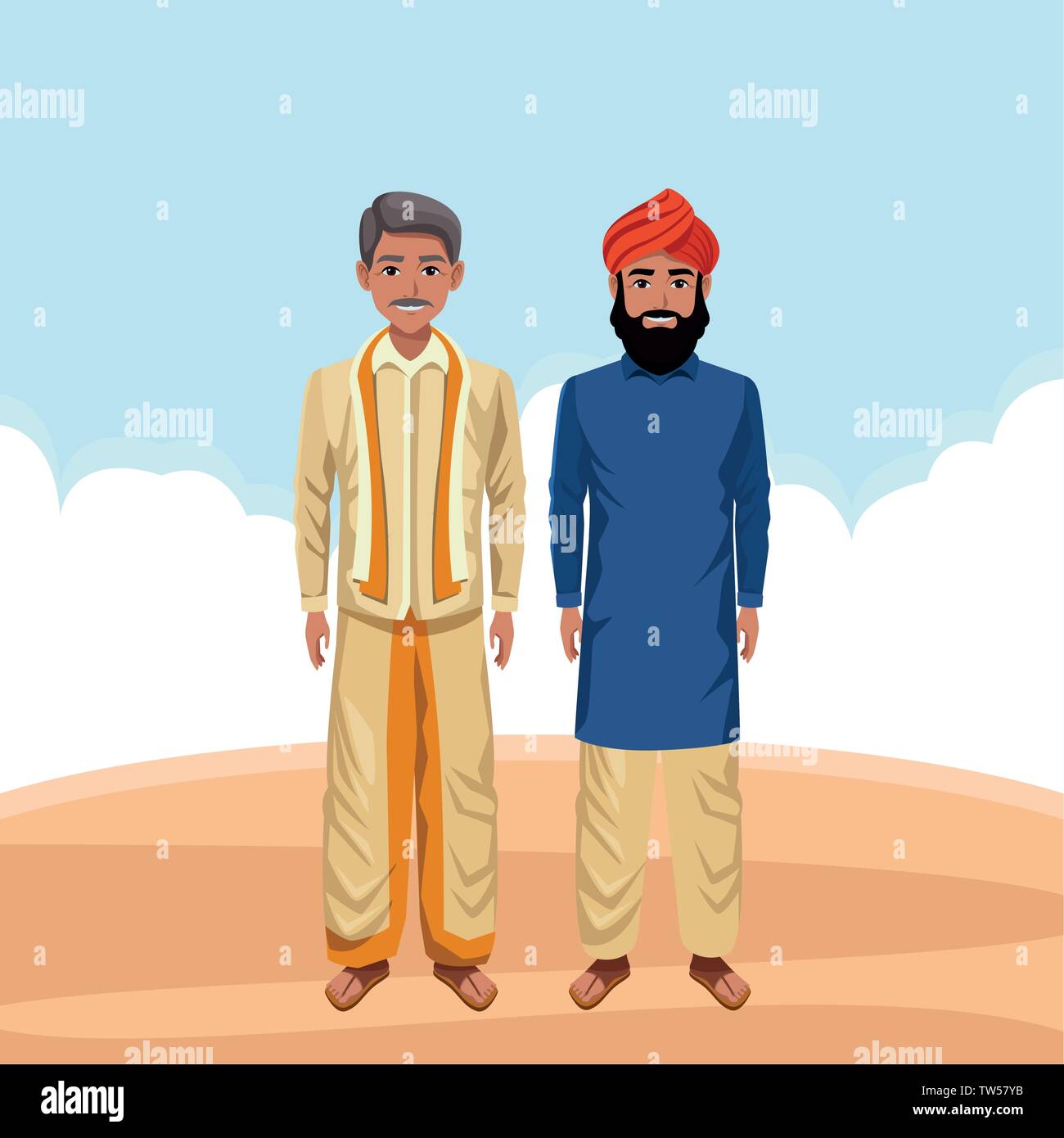 indian men avatar cartoon character Stock Vector Image & Art - Alamy