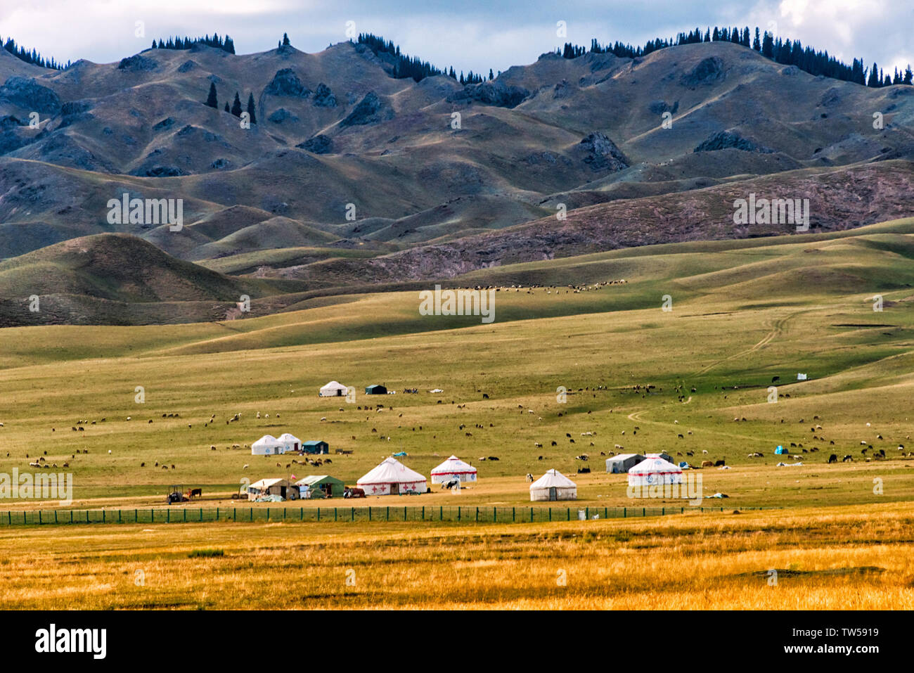China xinjiang tianshan mountains hi-res stock photography and images ...