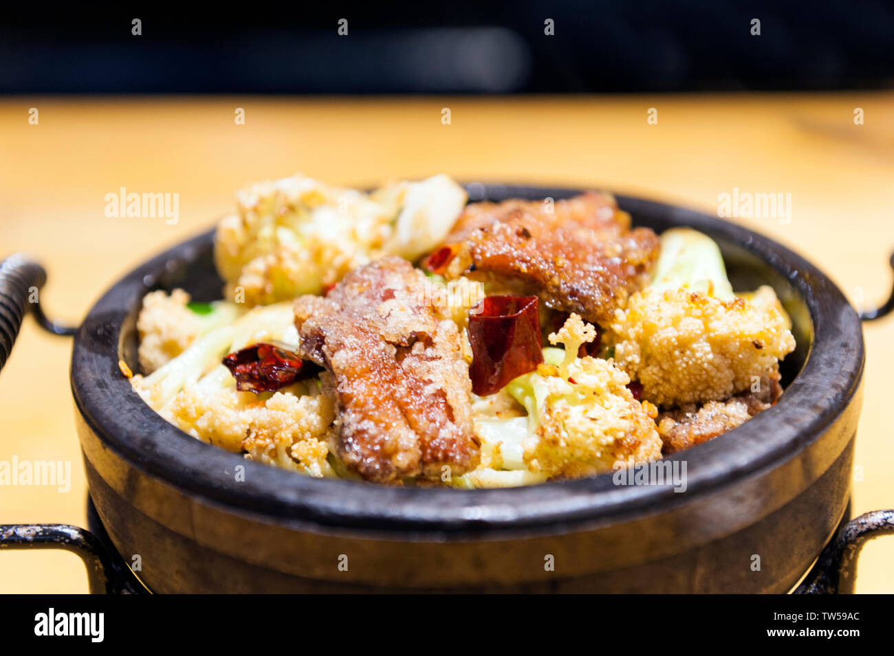 Salt fried meat hi-res stock photography and images - Alamy