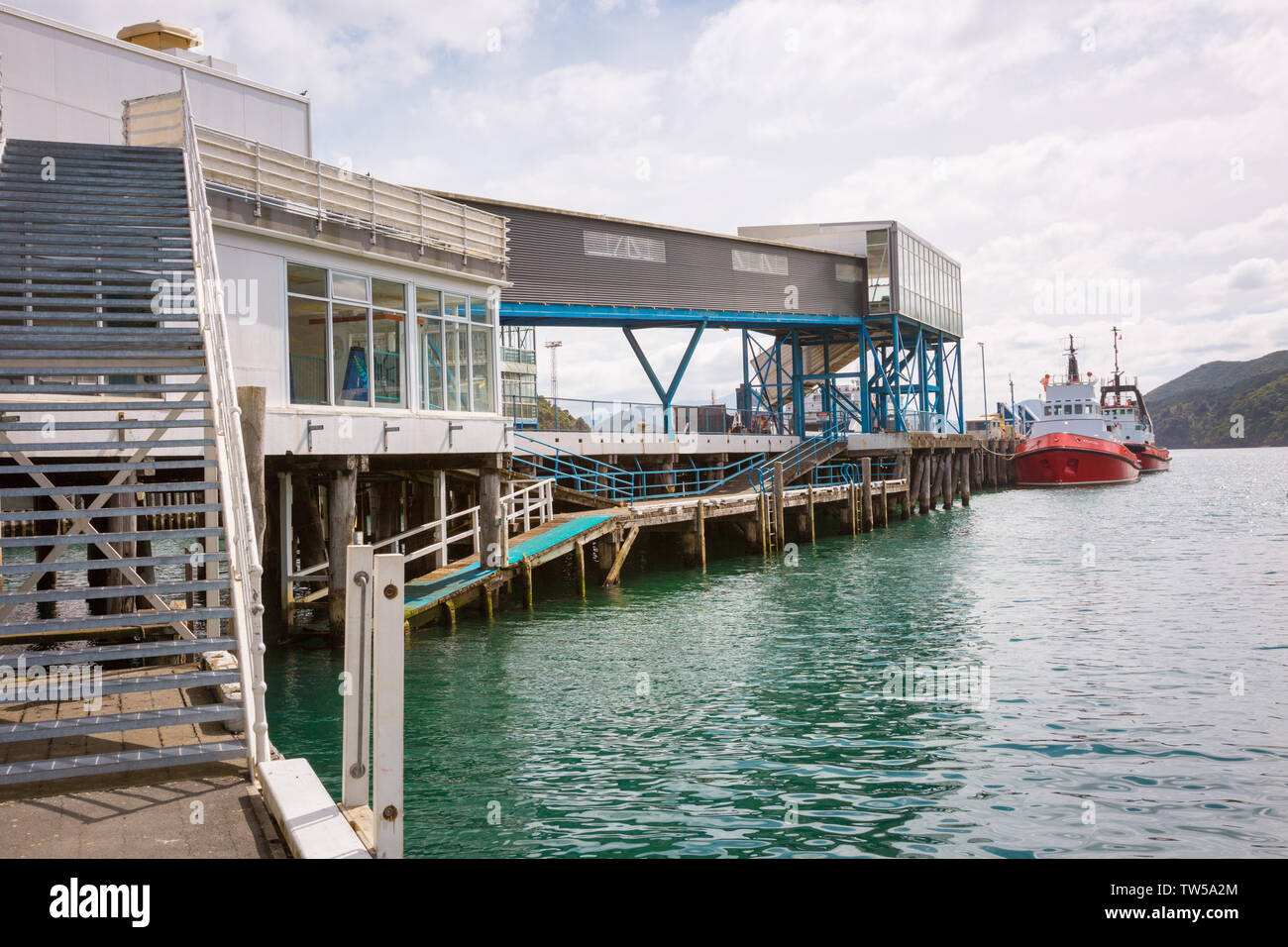 Interislander passenger ferry terminal hi-res stock photography and ...