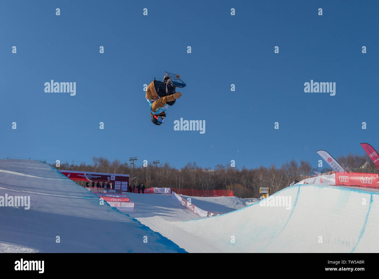 Freestyle skiing olympics hi-res stock photography and images - Alamy
