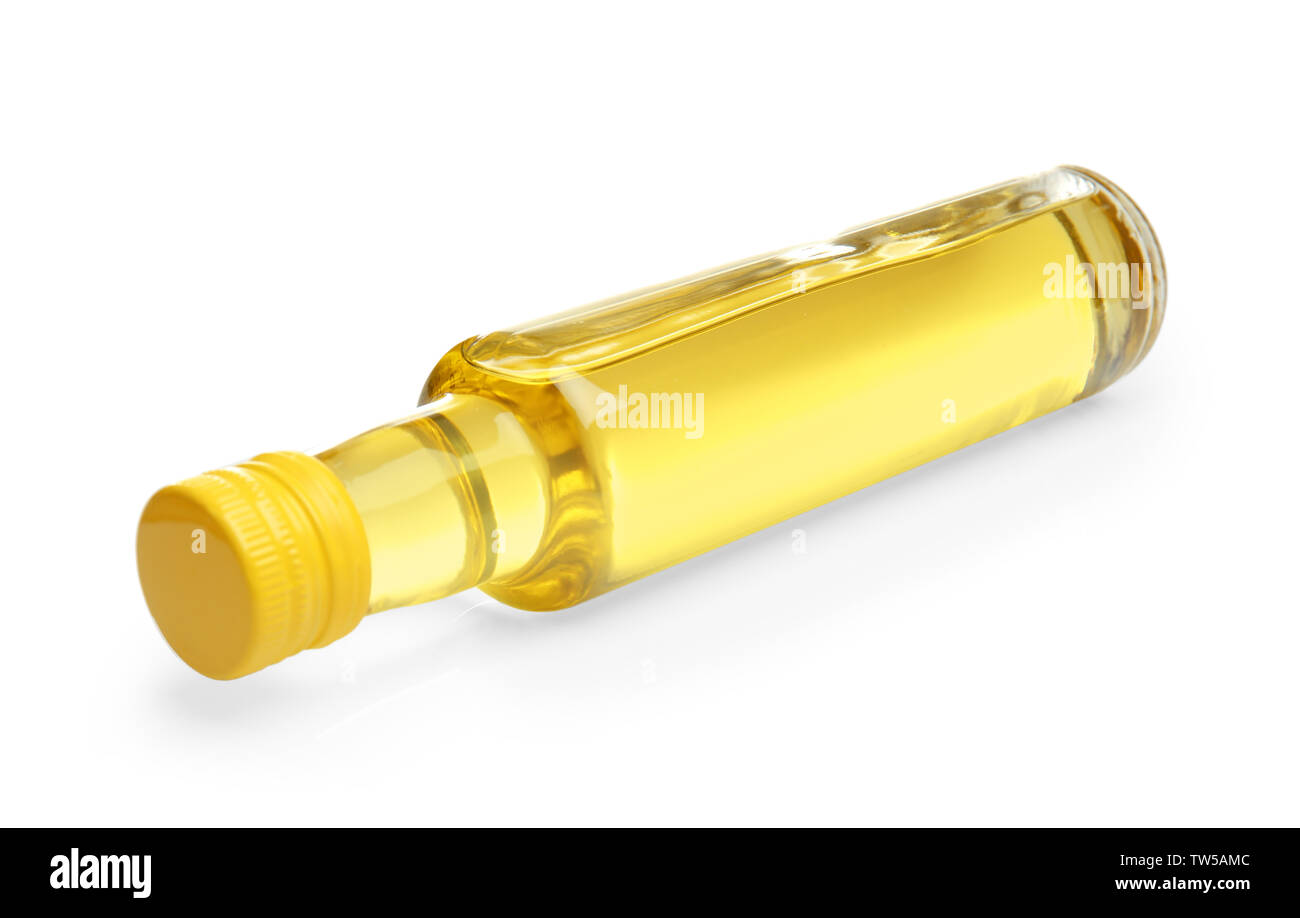 Bottle of cooking oil, isolated on white Stock Photo - Alamy