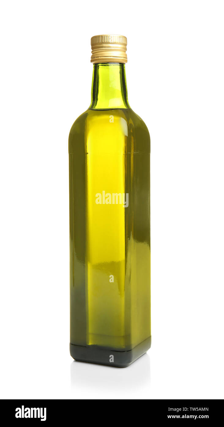 Bottle of cooking oil, isolated on white Stock Photo - Alamy