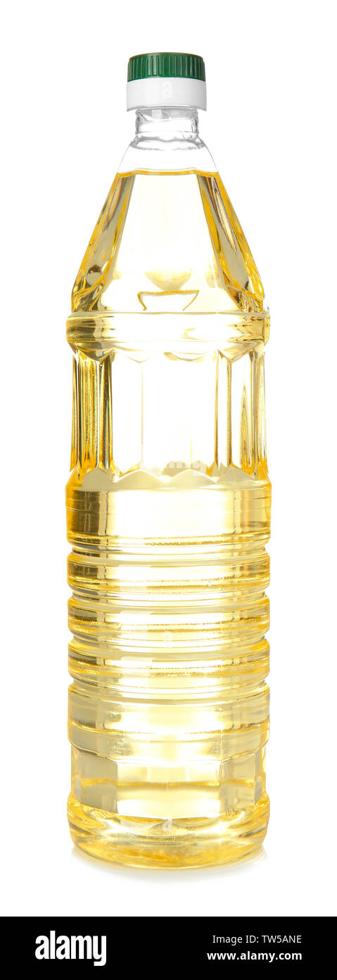Bottle of cooking oil, isolated on white Stock Photo - Alamy