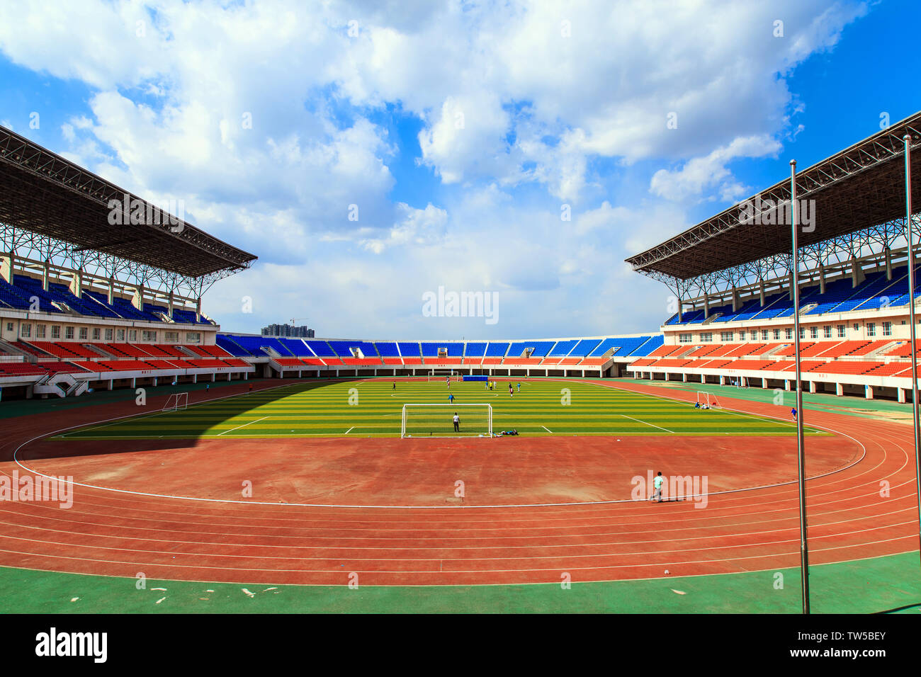 Stadium china grass football hi-res stock photography and images - Alamy