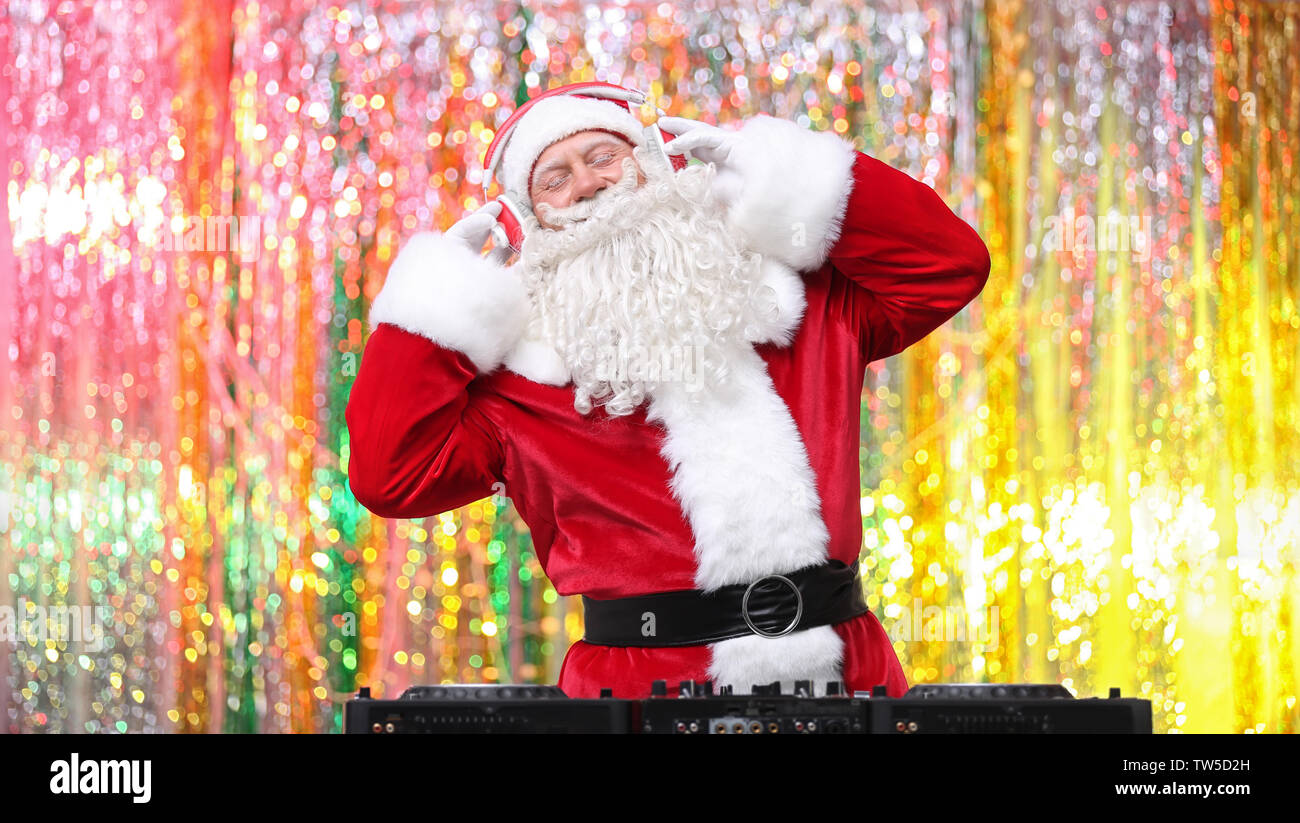 Dj santa hi-res stock photography and images - Alamy