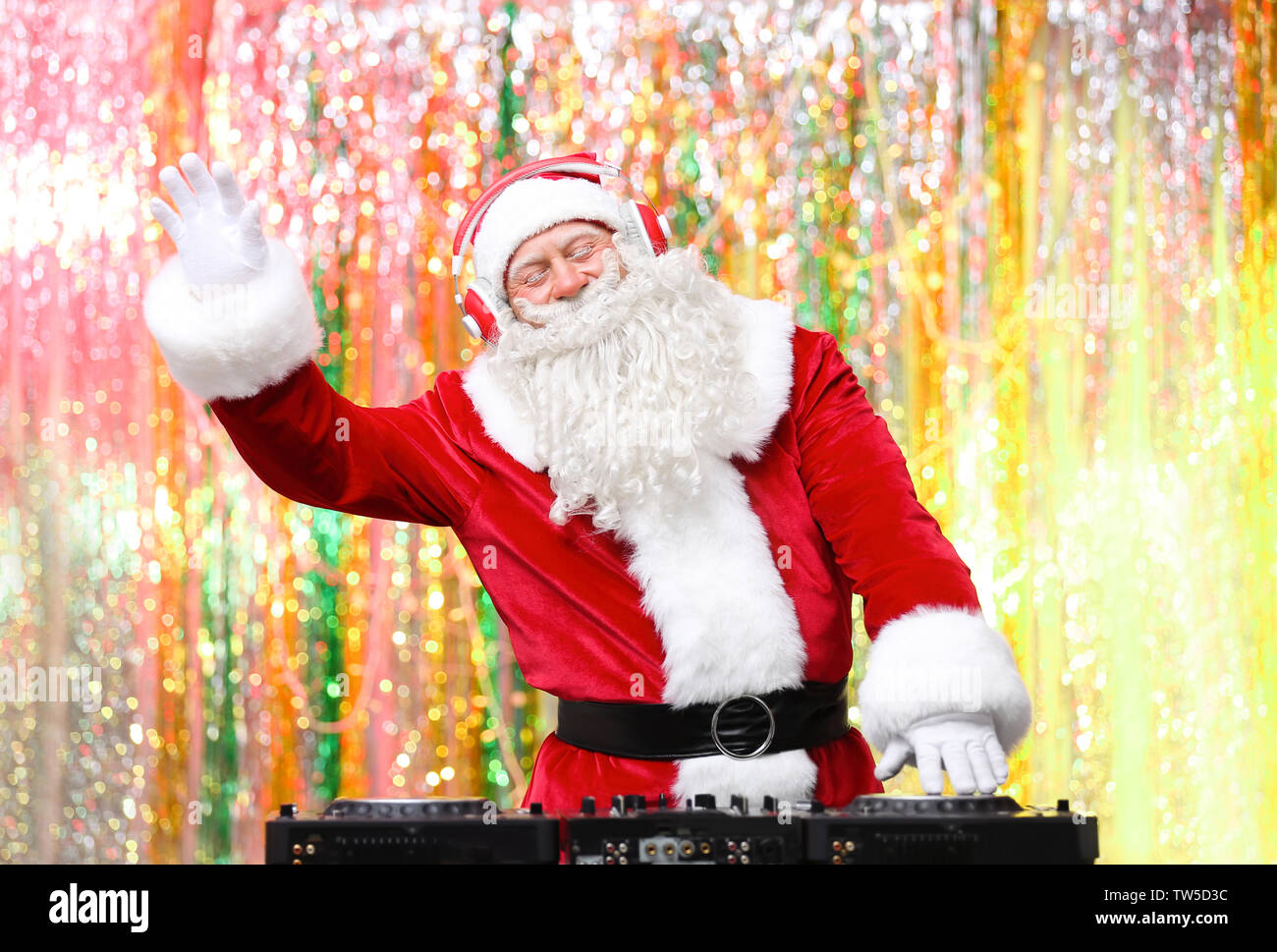 Dj santa hi-res stock photography and images - Alamy