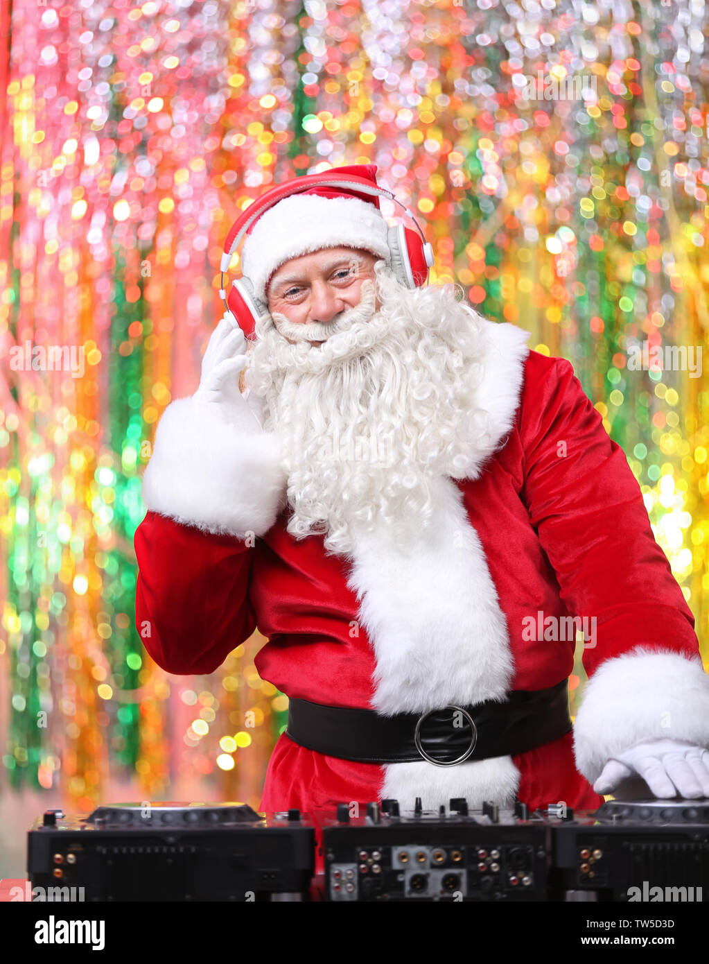 Dj santa hi-res stock photography and images - Alamy