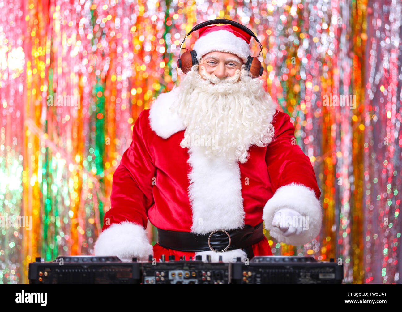 Dj santa hi-res stock photography and images - Alamy