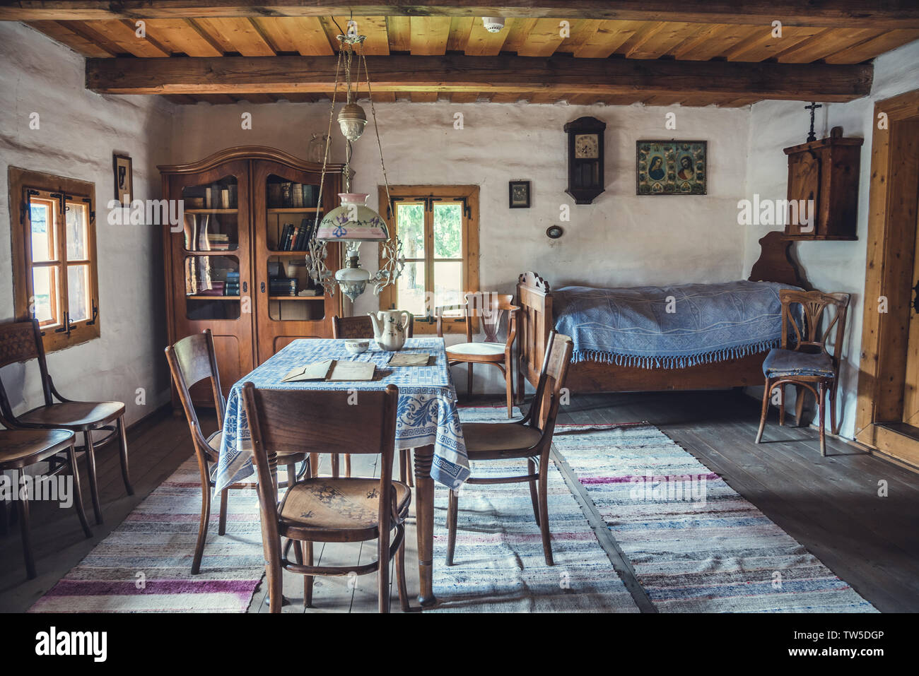 Interior of Typical Slovakian Rural House Stock Photo - Alamy
