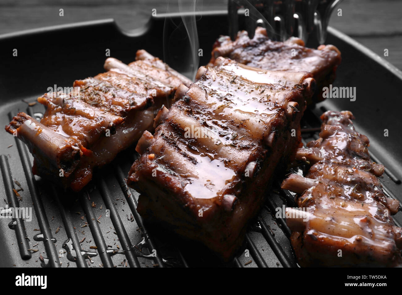 Tasty ribs hi-res stock photography and images - Alamy