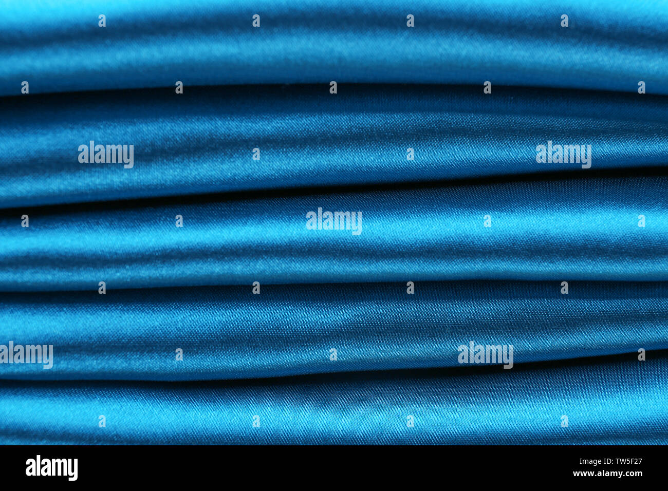 Blue silk texture, close up Stock Photo - Alamy