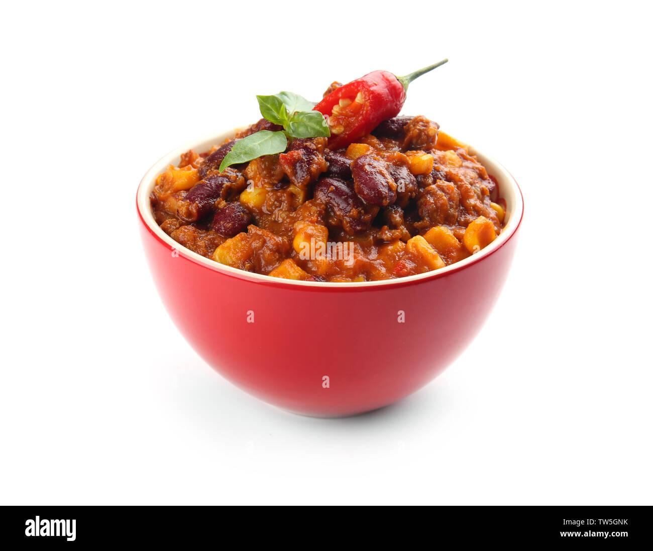 Chili con carne Cut Out Stock Images & Pictures - Alamy