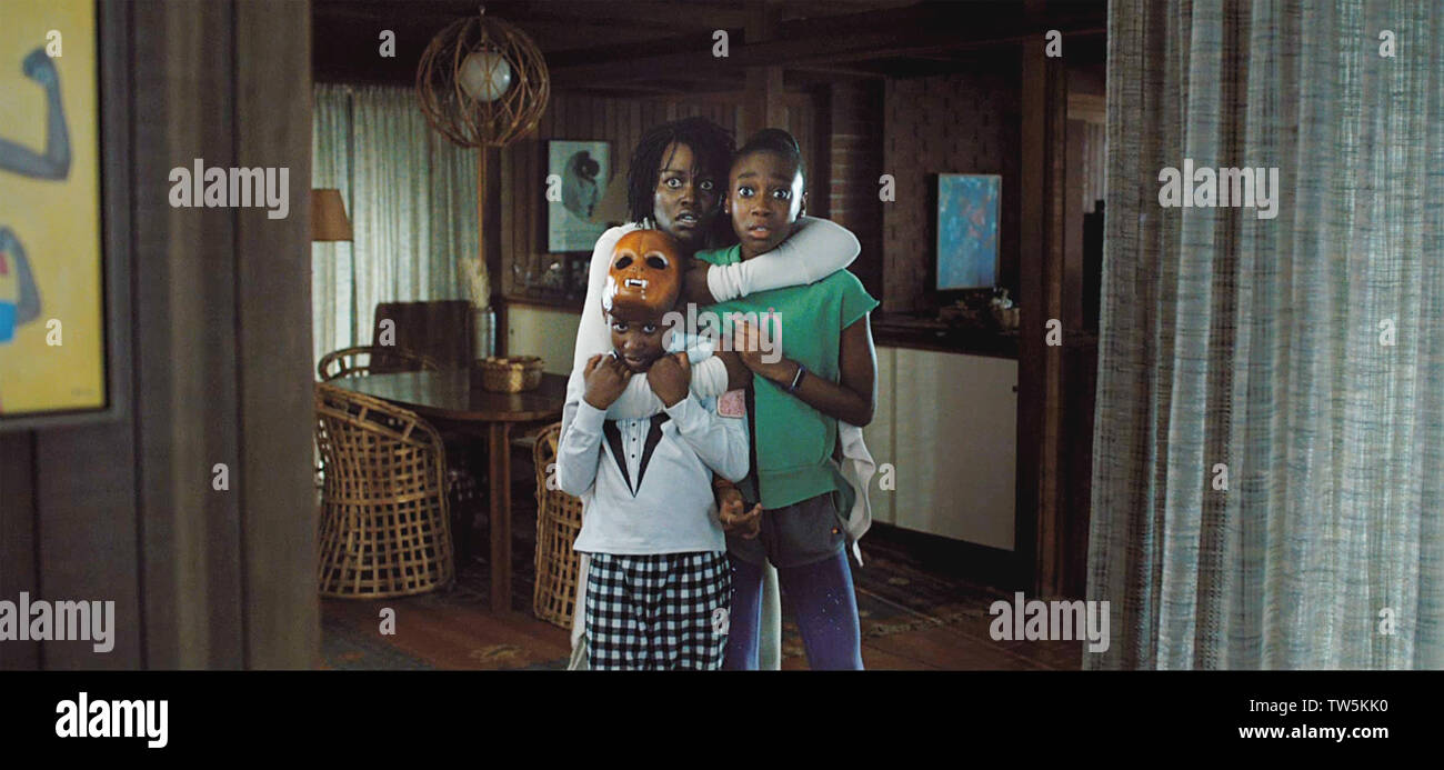 USA. Lupita Nyong'o, Shahadi Wright Joseph and Evan Alex in the ...