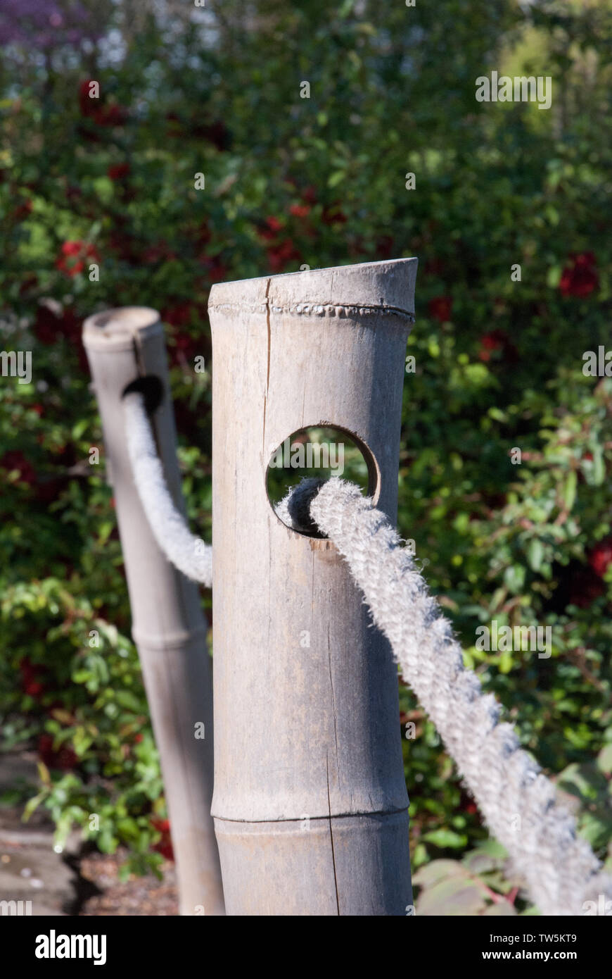 Bamboo railing hi-res stock photography and images - Alamy