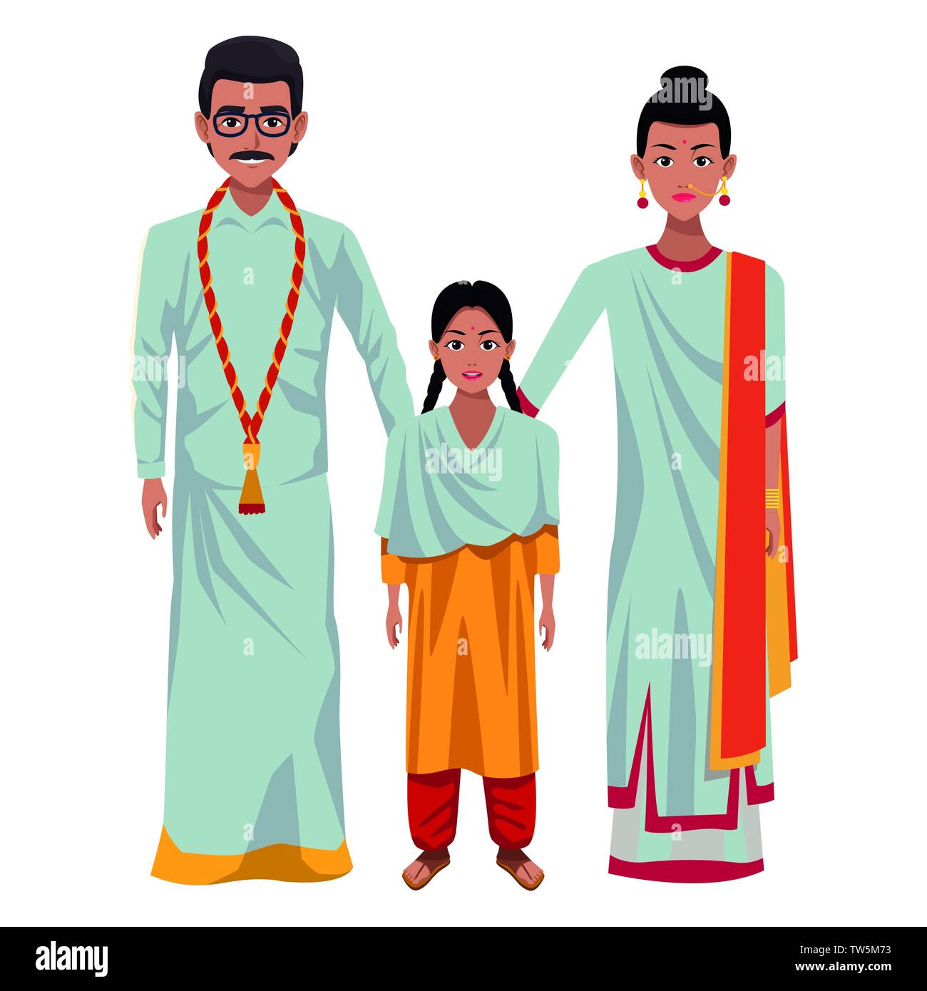 Indian girl wearing glasses hi-res stock photography and images - Alamy