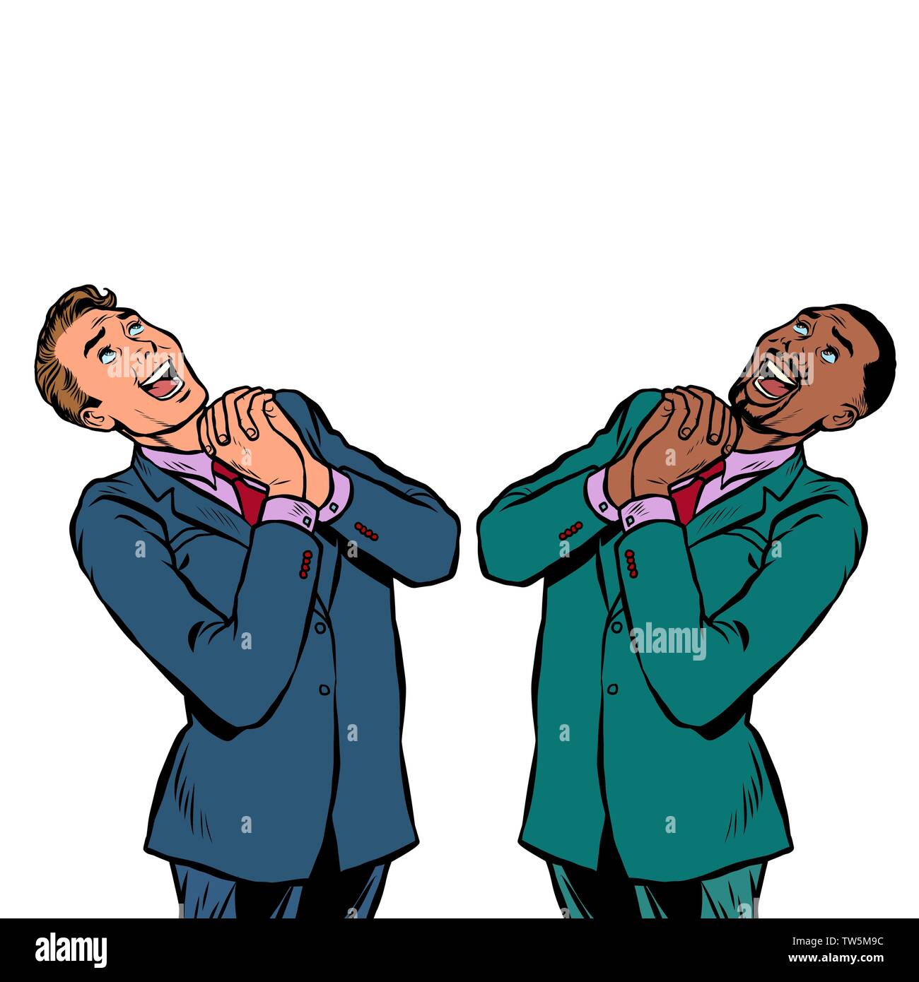 Ethnic multiracial Stock Vector Images - Alamy