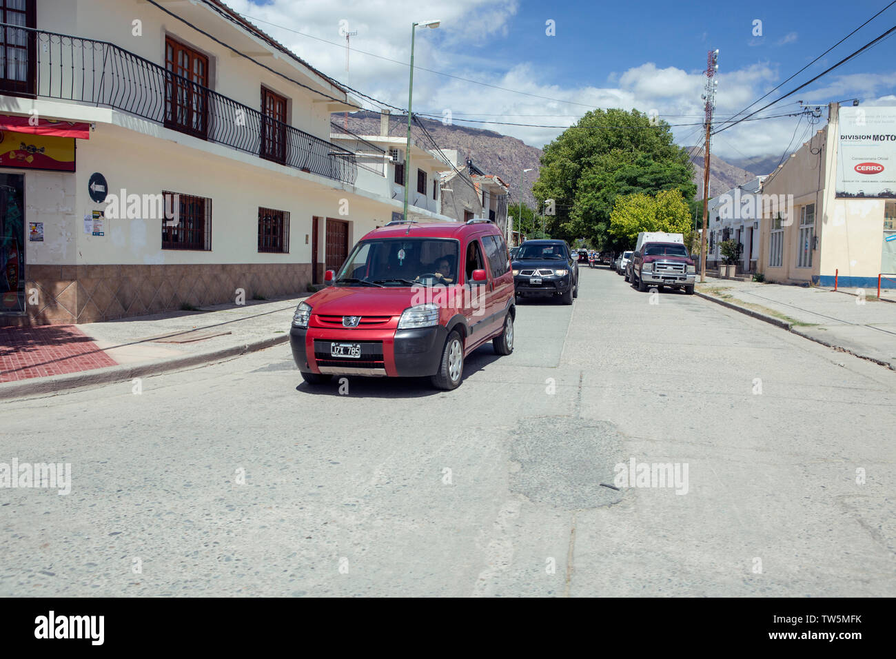 South America, Argentina, motorcade, mist, clouds, roads, roads, cactus ...