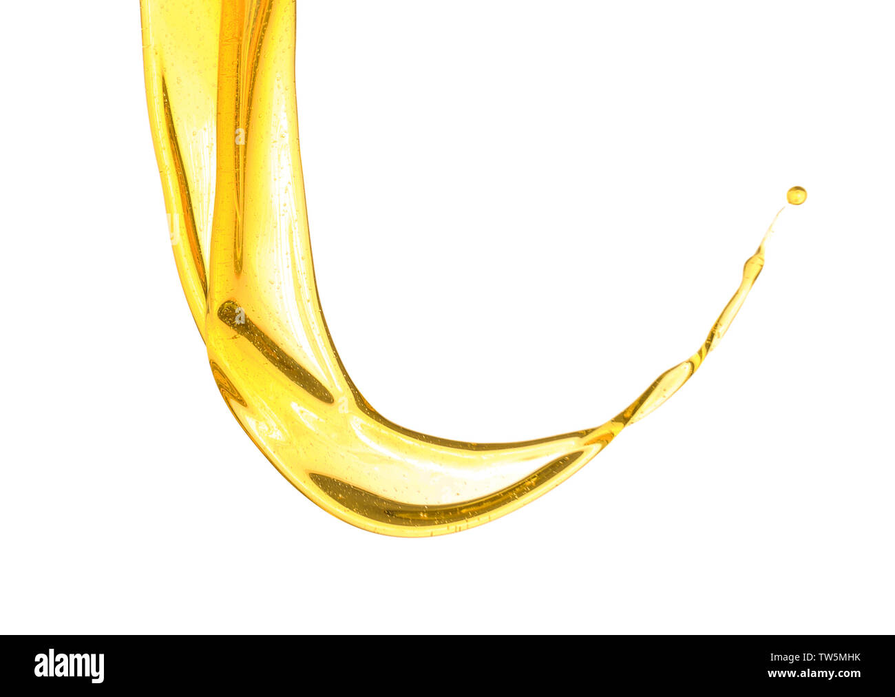 Cooking oil splashing, isolated on white Stock Photo - Alamy