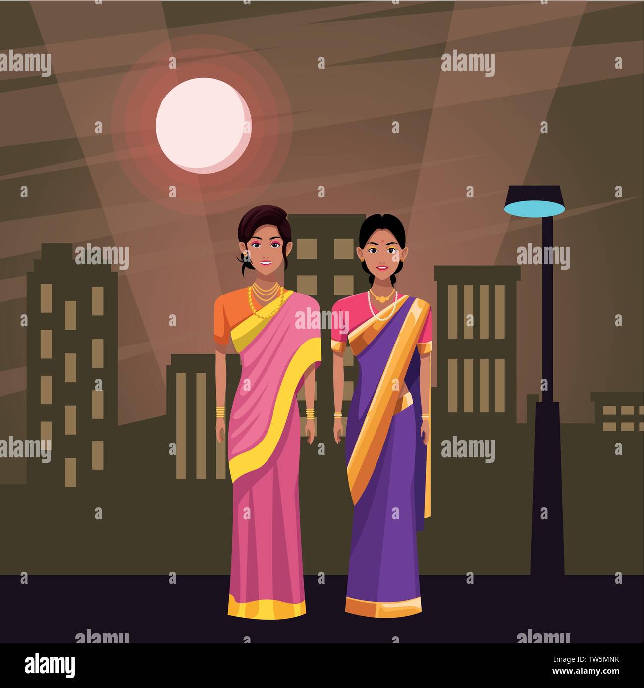 indian women avatar cartoon character Stock Vector Image & Art - Alamy