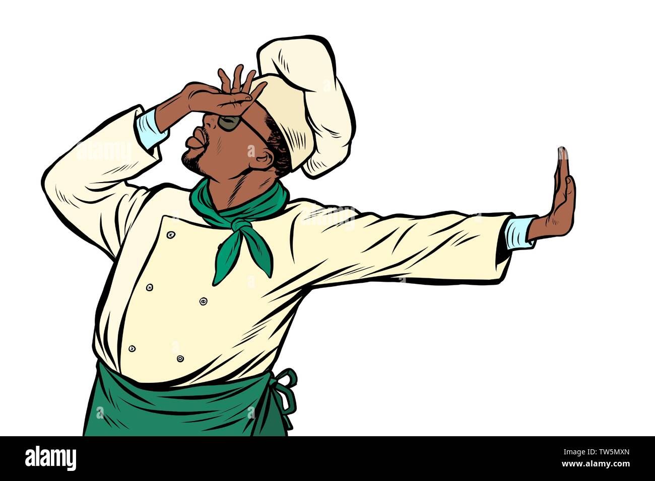 Restaurant man no head hi-res stock photography and images - Alamy