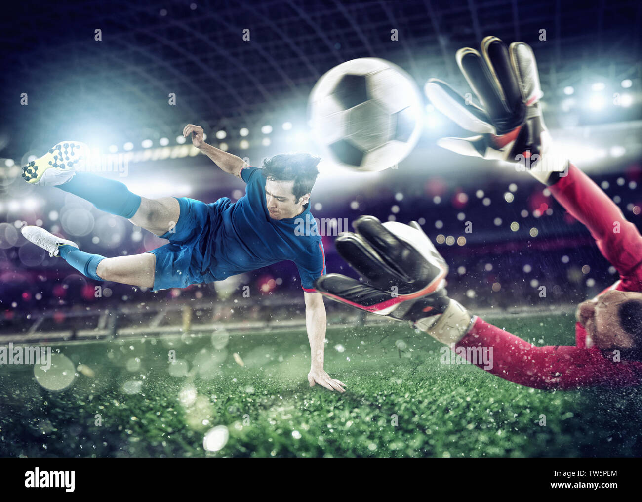 Football stadium head shot hi-res stock photography and images - Alamy