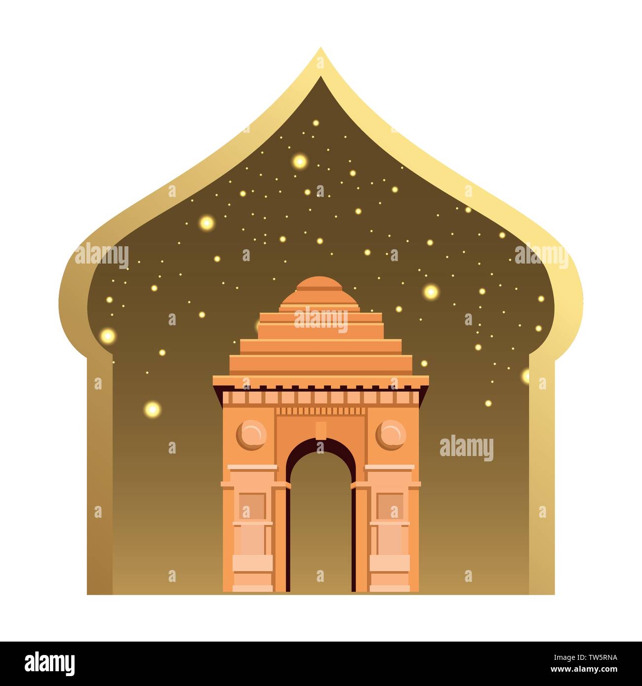 indian building monuments icon cartoon Stock Vector Image & Art - Alamy