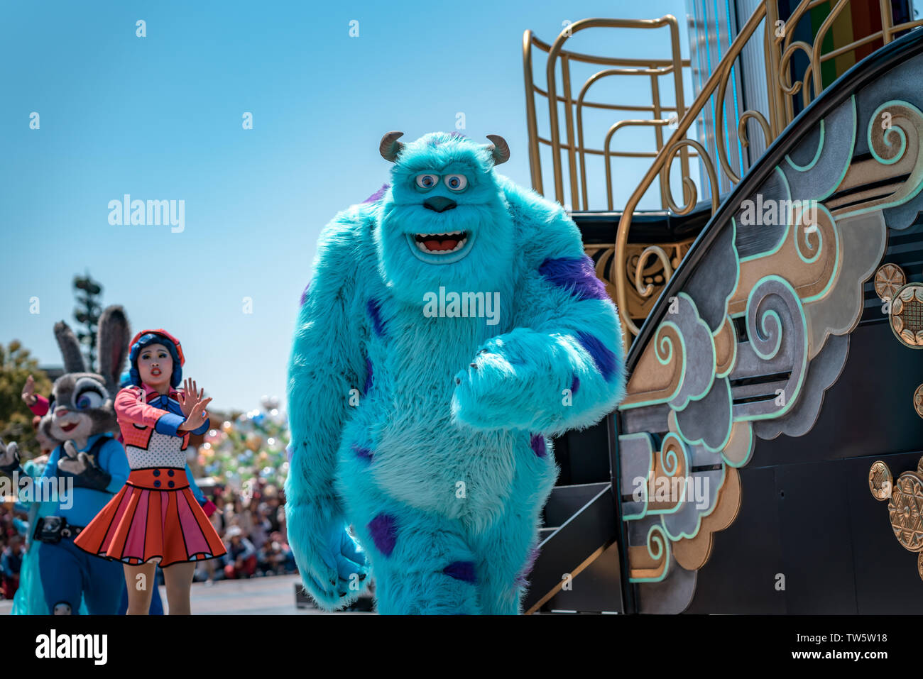 Shanghai Disneyland Spring 2019 Limited Color Celebration Stock Photo ...