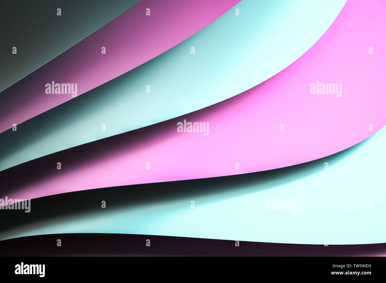 Three-dimensional rendering, blue powder phase flow background Stock ...