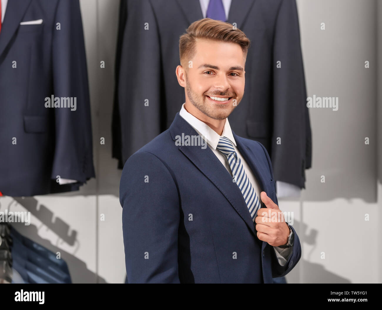 Luxury suit hi-res stock photography and images - Alamy