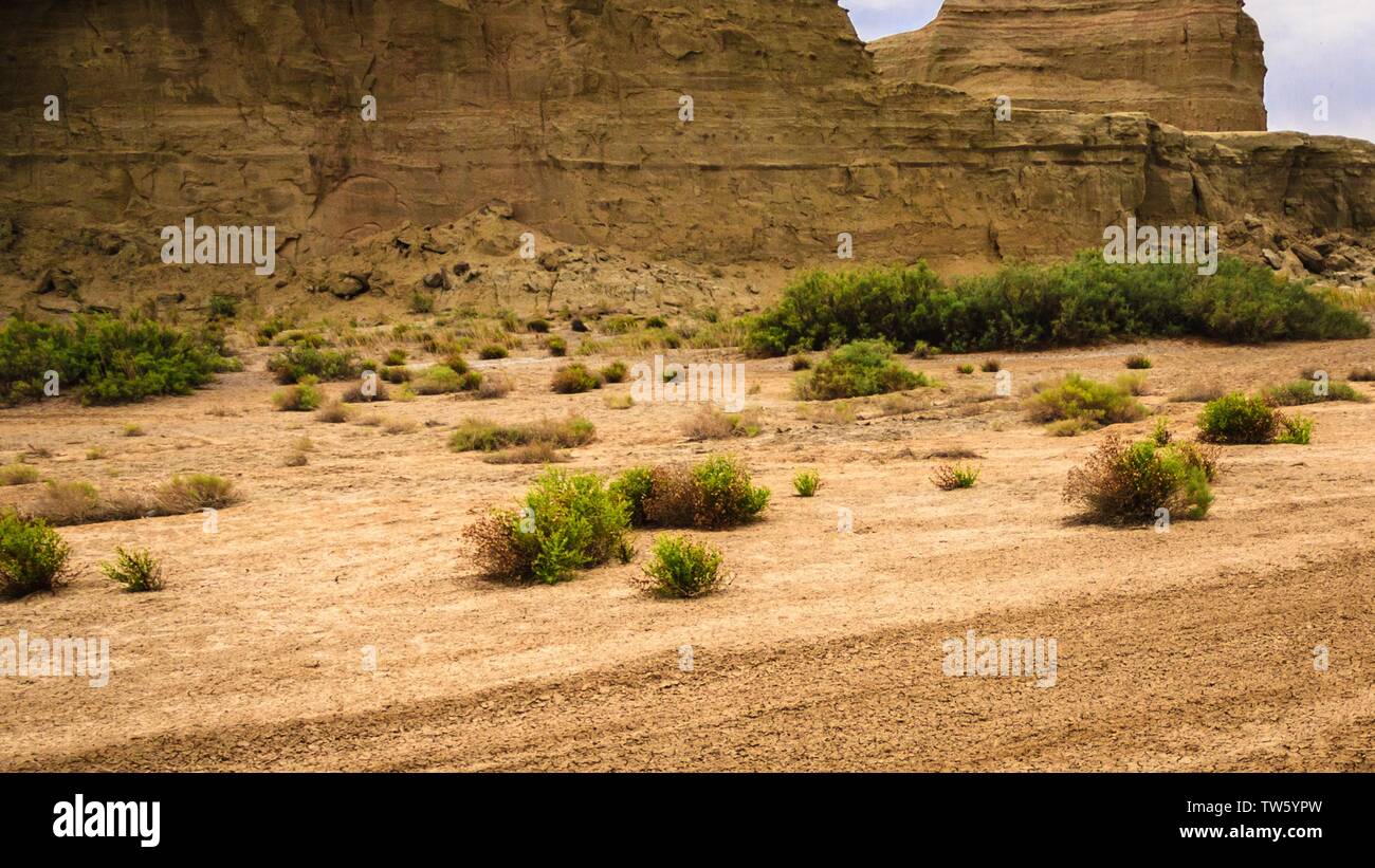 The ghost city of xinjiang Stock Photo - Alamy