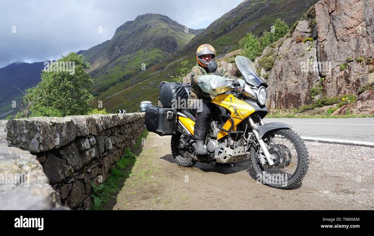 Scotland motorcycle tour hi-res stock photography and images - Alamy