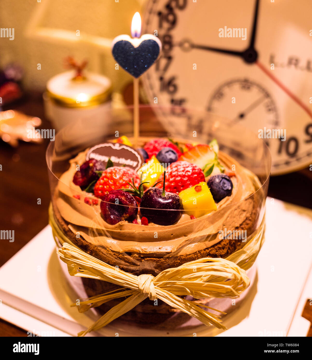 Birthday cake picture Stock Photo - Alamy