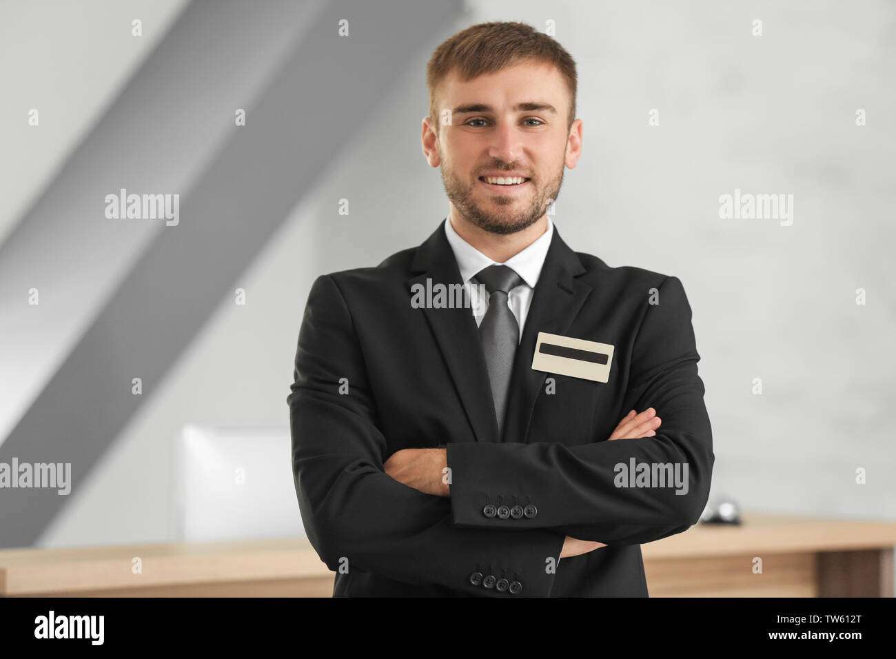 Male Hotel Receptionist