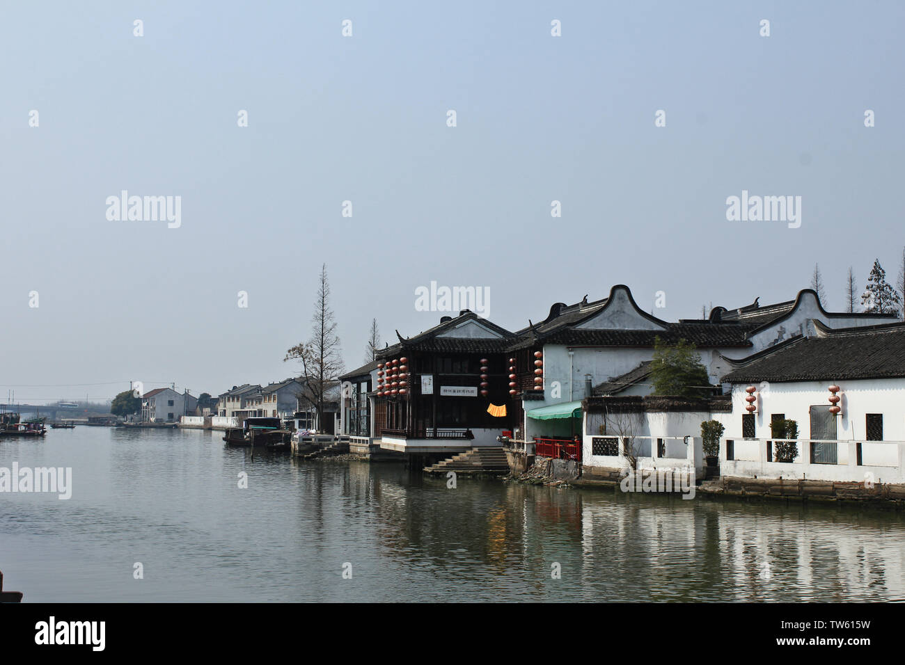 Scenery of the ancient town of Zhujiajiao, Qingpu, Shanghai Stock Photo ...