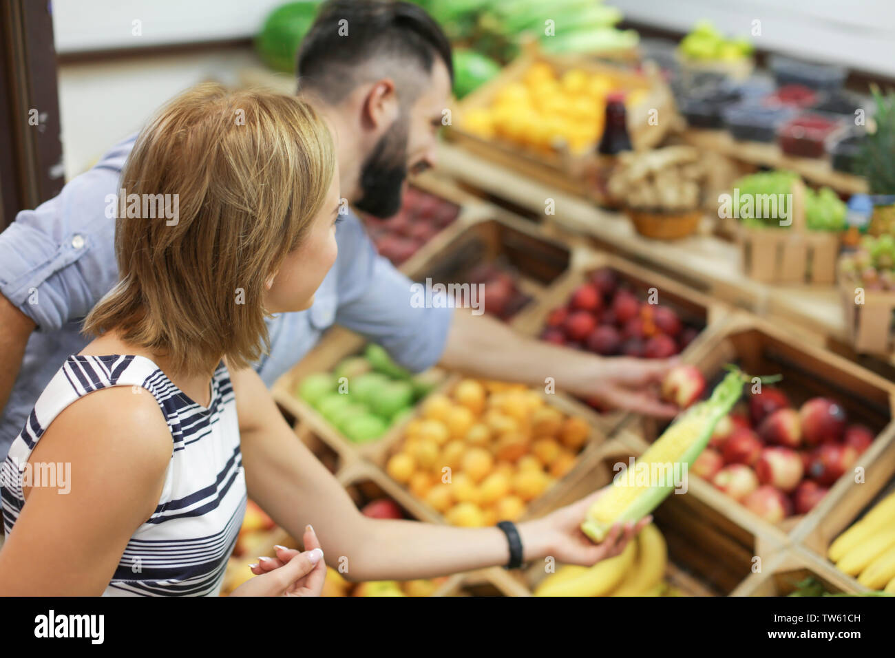 Choosing products hi-res stock photography and images - Alamy