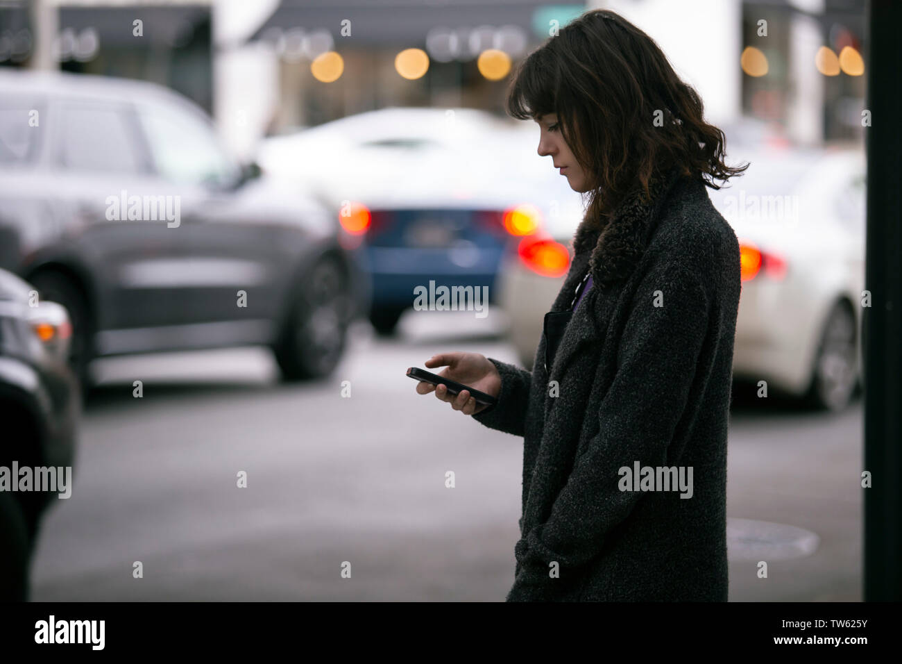 Female rideshare driver and passenger hi-res stock photography and ...
