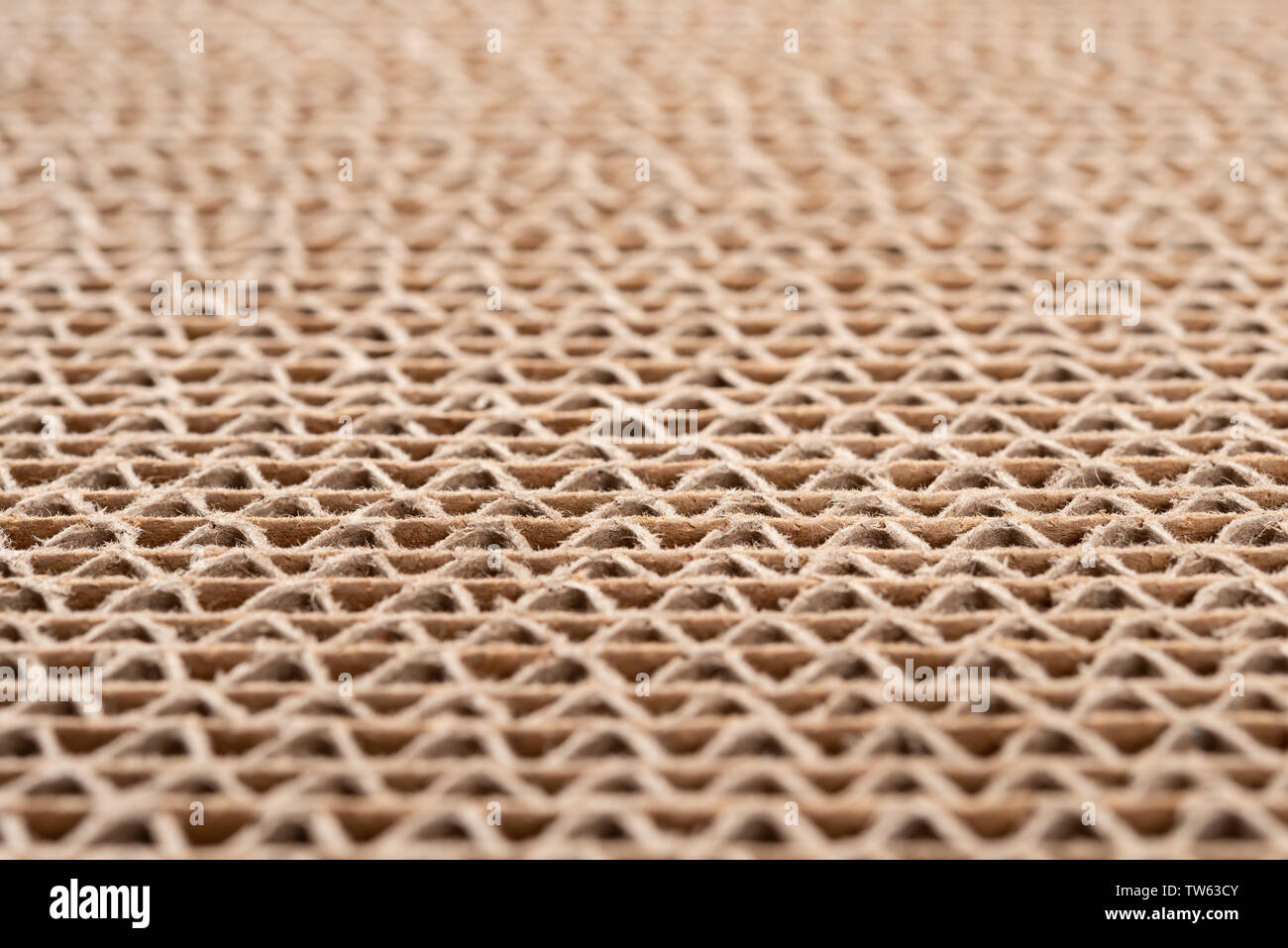 cross section of cardboard corrugated pattern as baskground and texture ...
