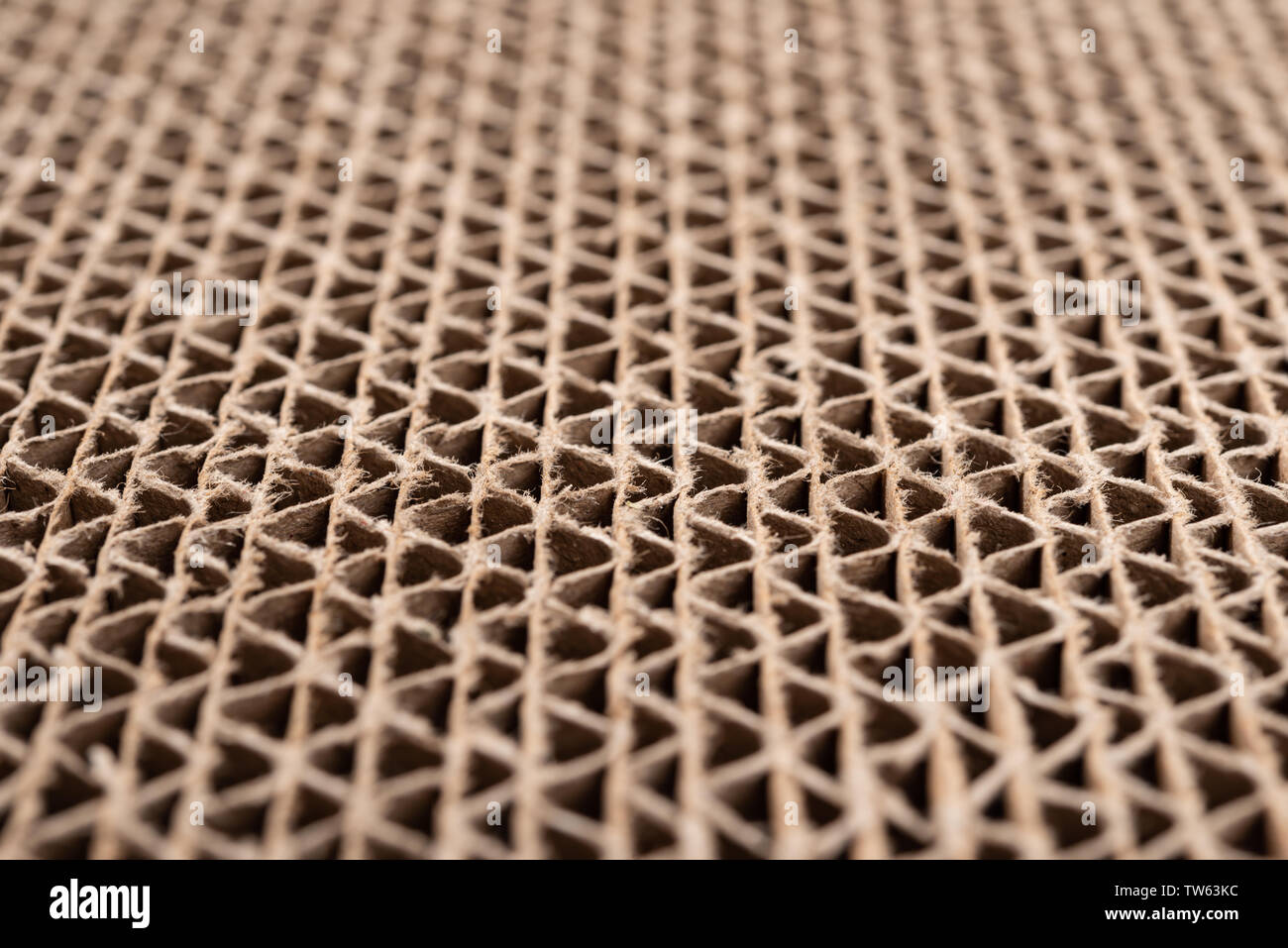 cross section of cardboard corrugated pattern as baskground and texture ...