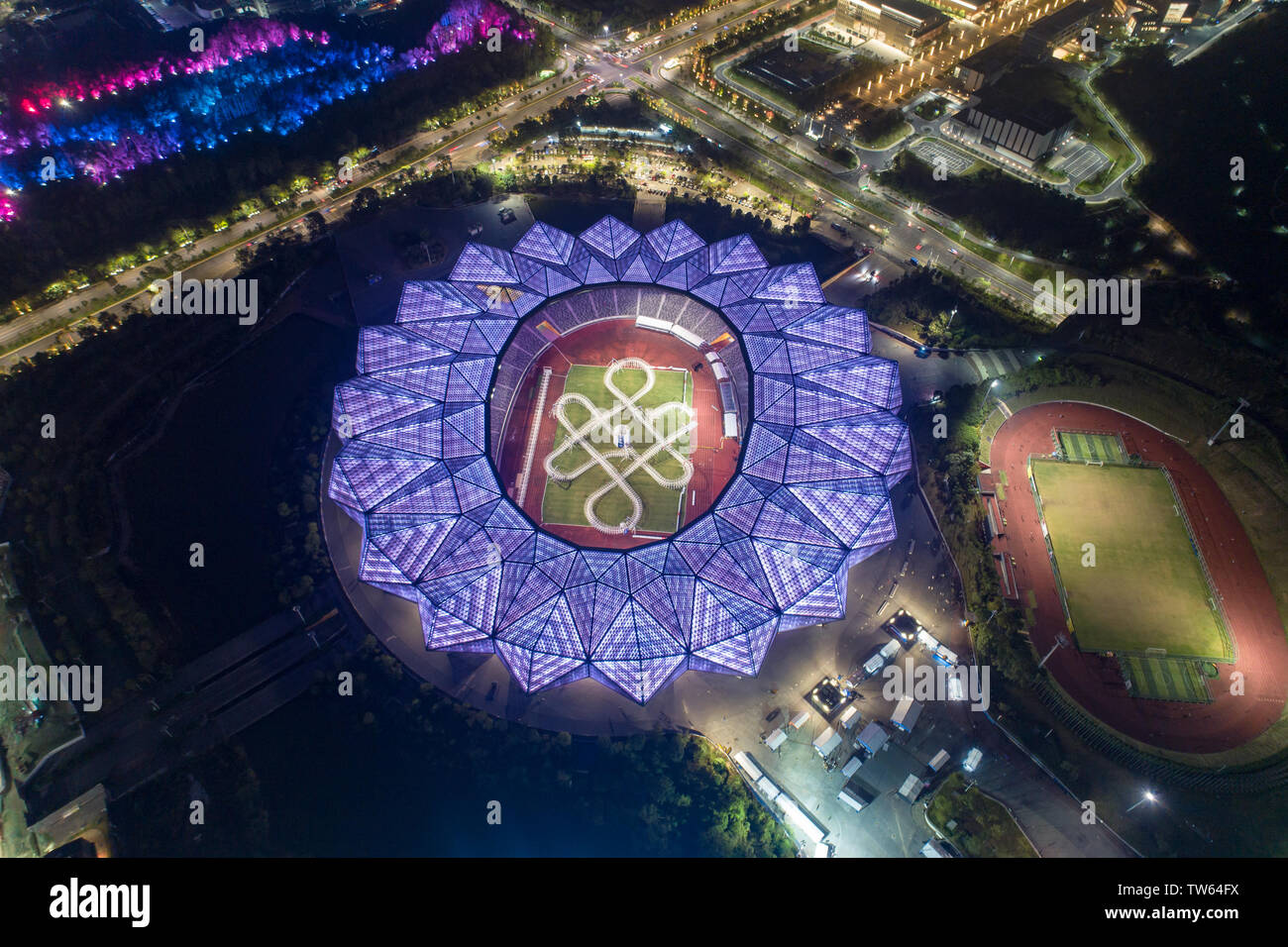 Shenzhen Dayun Center Gymnasium Stock Photo - Alamy