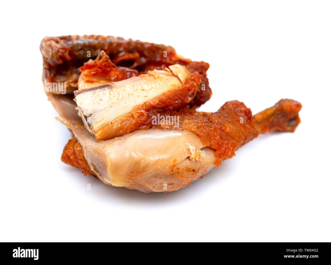 Chicken leg fry Cut Out Stock Images & Pictures - Alamy